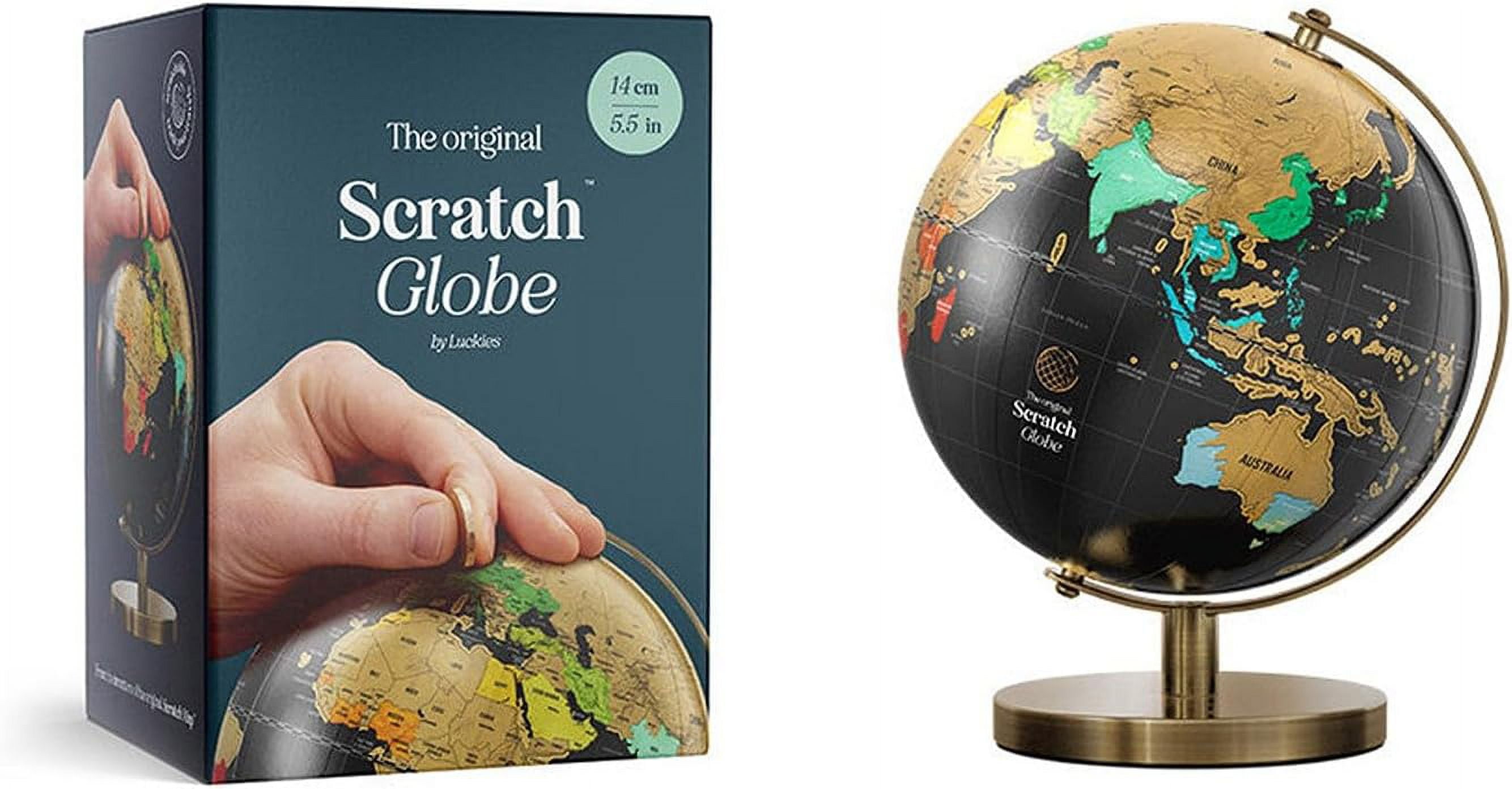 Luckies Of London Scratch Off Map Globe Scratch Map Of The World