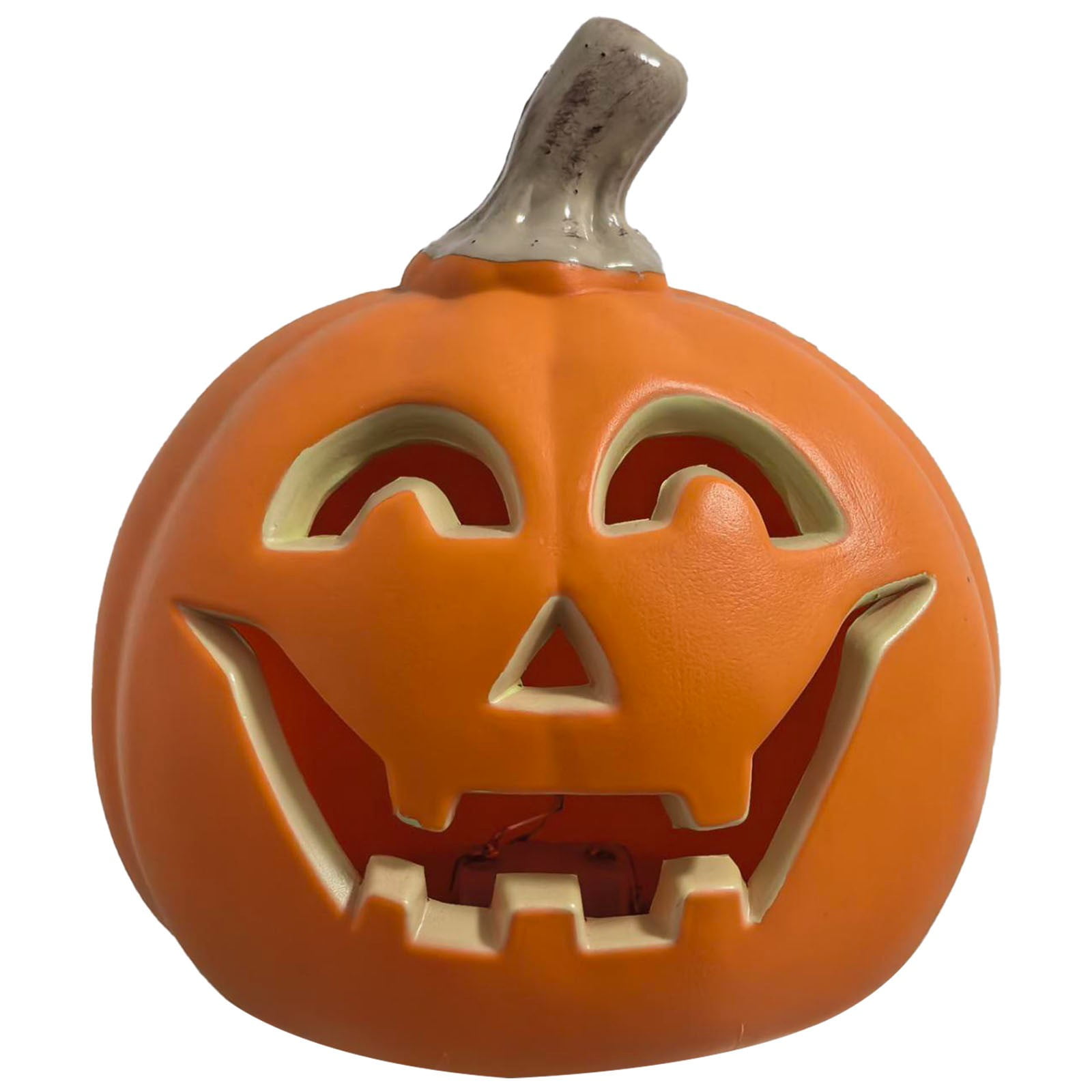 Luckky 1 Pack Plastic Pumpkin Lantern, Pumpkins Halloween Light up ...