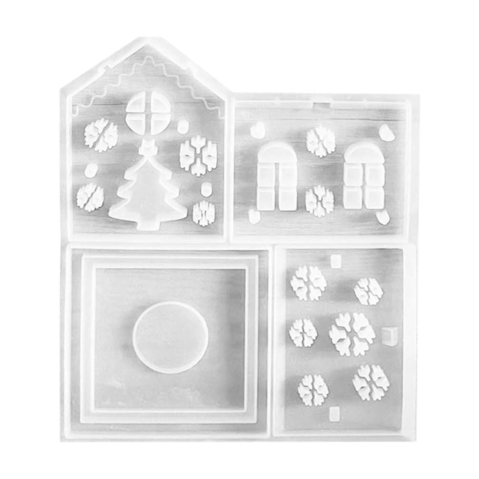 Luckky 1 Packs Molds for Candle Making, 3D Abstract Home Silicone Molds ...