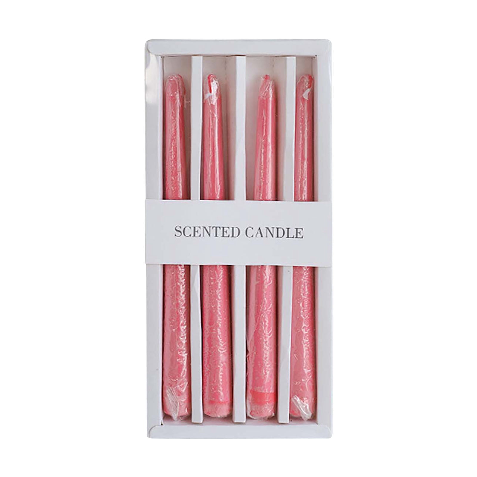 Luckky 4 PCS Taper Candles Long Pole, 10 Inch Scented Candle ...