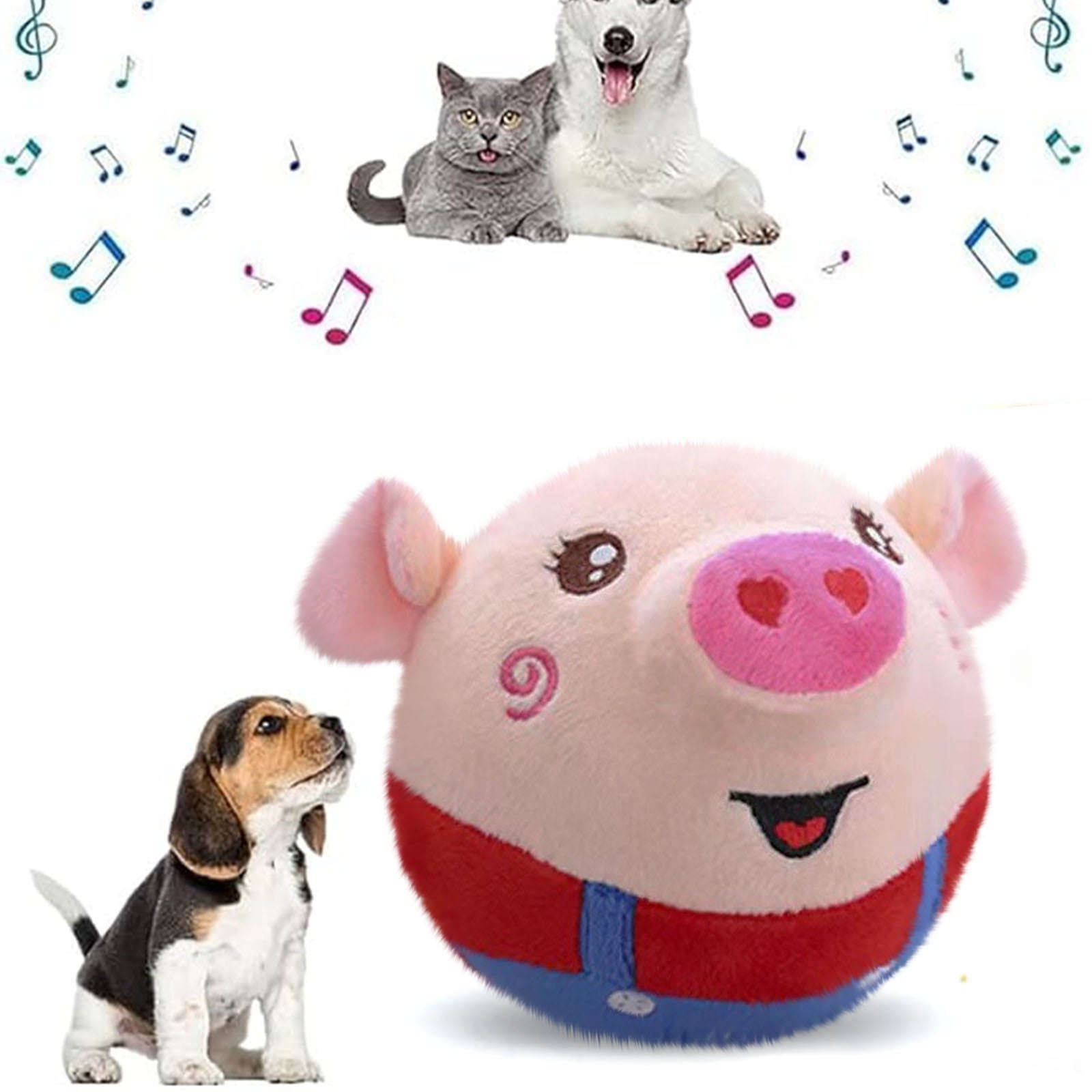 Luckky Active Moving Pet Plush Toy, 2024 New Interactive Dog Toys ...