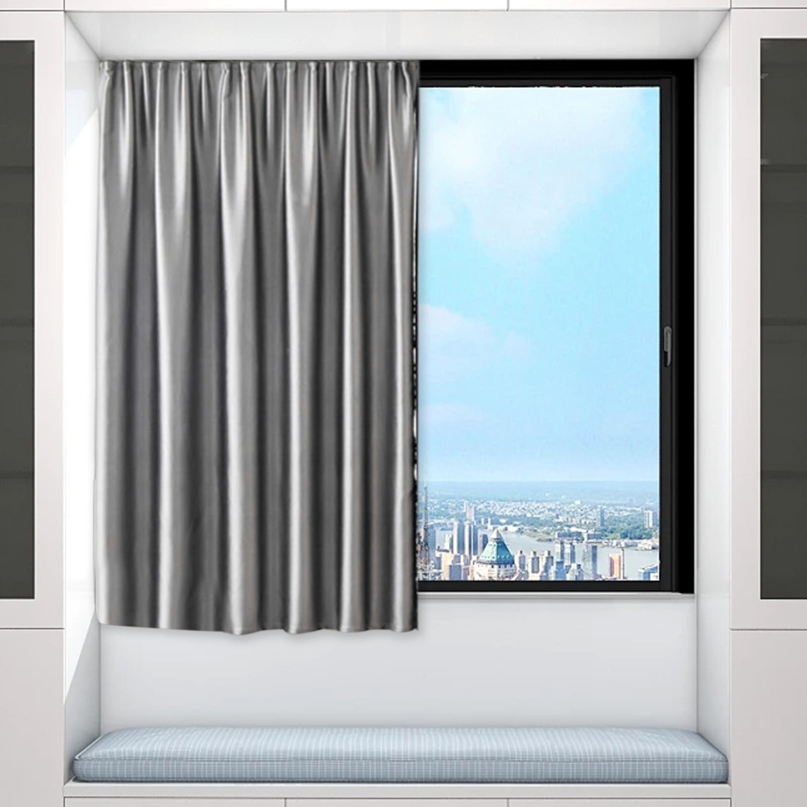 Luckky Blackout Curtain Thermal Insulated Window Treatment 48 Inches ...