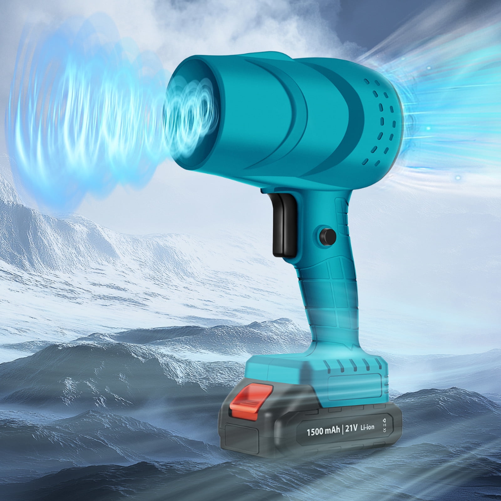 Luckky Cordless Leaf Blower Handheld, Cordless Turbo Super Power Air ...