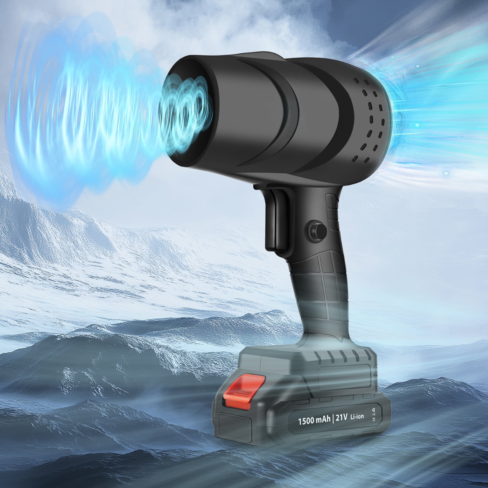 Luckky Cordless Leaf Blower Handheld, Cordless Turbo Super Power Air ...