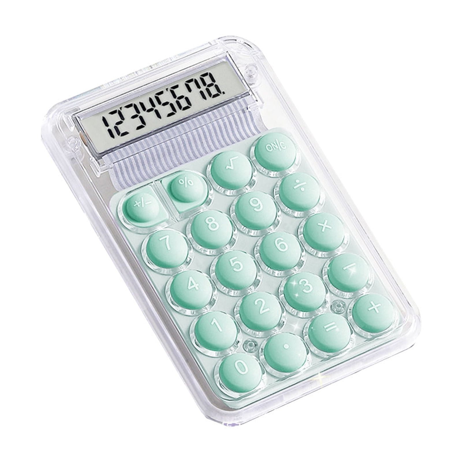 Luckky Cute Green Desktop Calculator,Calculator Cute 8 Digit Large LCD ...