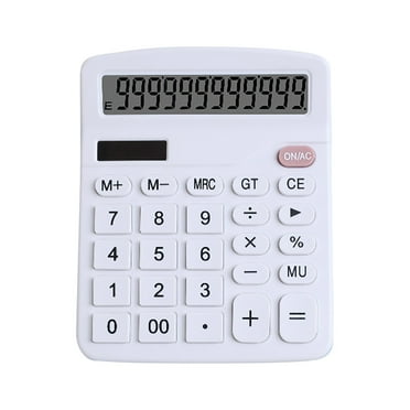 Calculator, BESTWYA Dual Power Handheld Desk Calculator with 12 Digit Large LCD Display Big ...