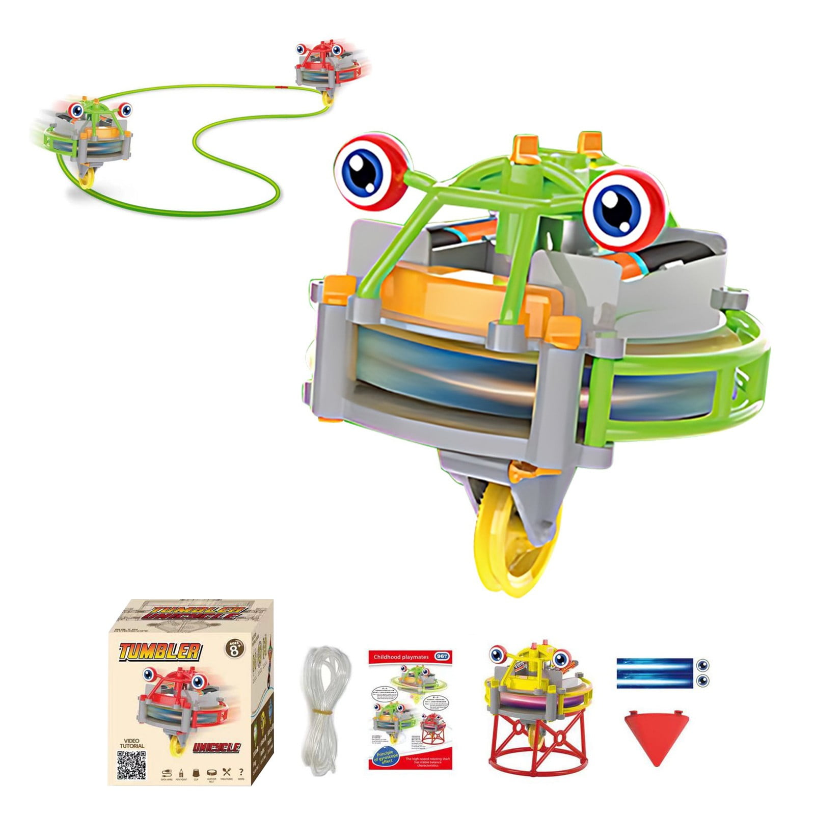 Luckky Gyroscopic Toy Unicycle Tightrope, Gyroscope Tightrope Walker ...