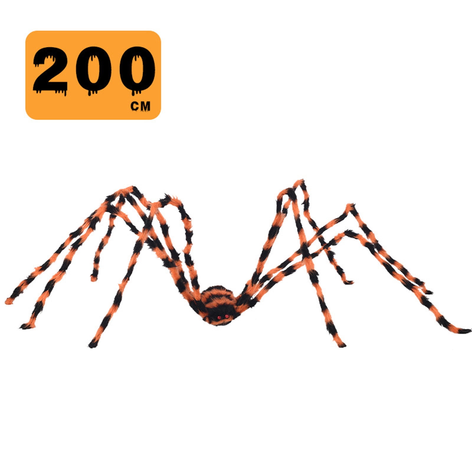 Luckky Halloween Decorations Giant Spider 6.5ft,Realistic Large Hairy ...