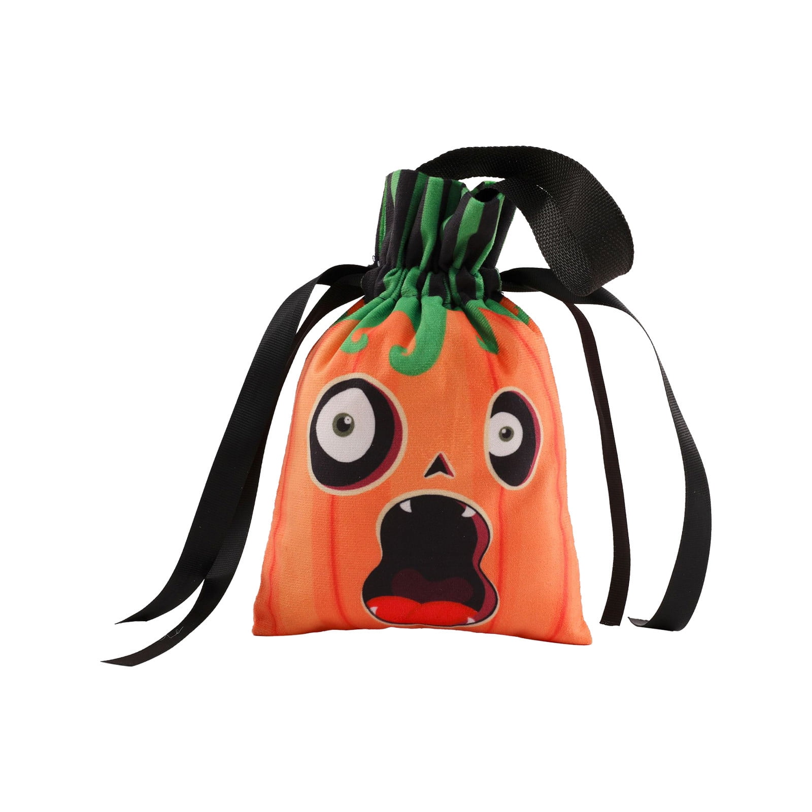 Luckky Halloween Flock Treat Bags with Drawstrings, 6.3"x 9" Gift Candy ...