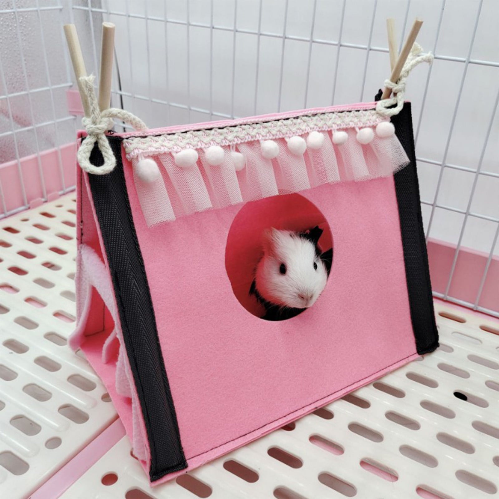 Luckky Hamster Tent - Guinea Pig House Small Animal Hiding Place Small ...