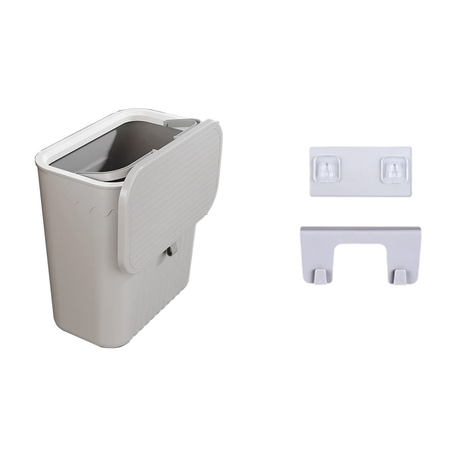 Luckky Kitchen Compost Bin, Waste Bin with Lid,Plastic Food Waste Bin ...