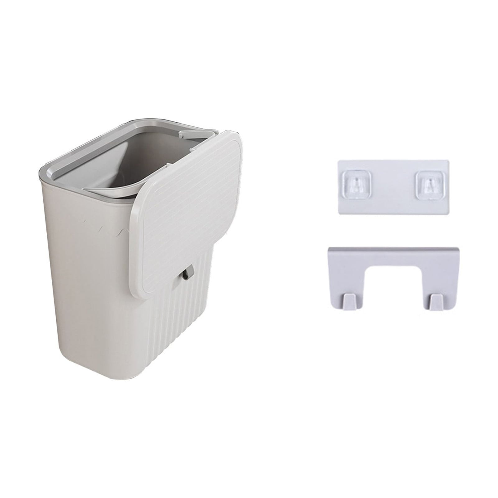 Luckky Kitchen Compost Bin, Waste Bin with Lid,Plastic Food Waste Bin ...