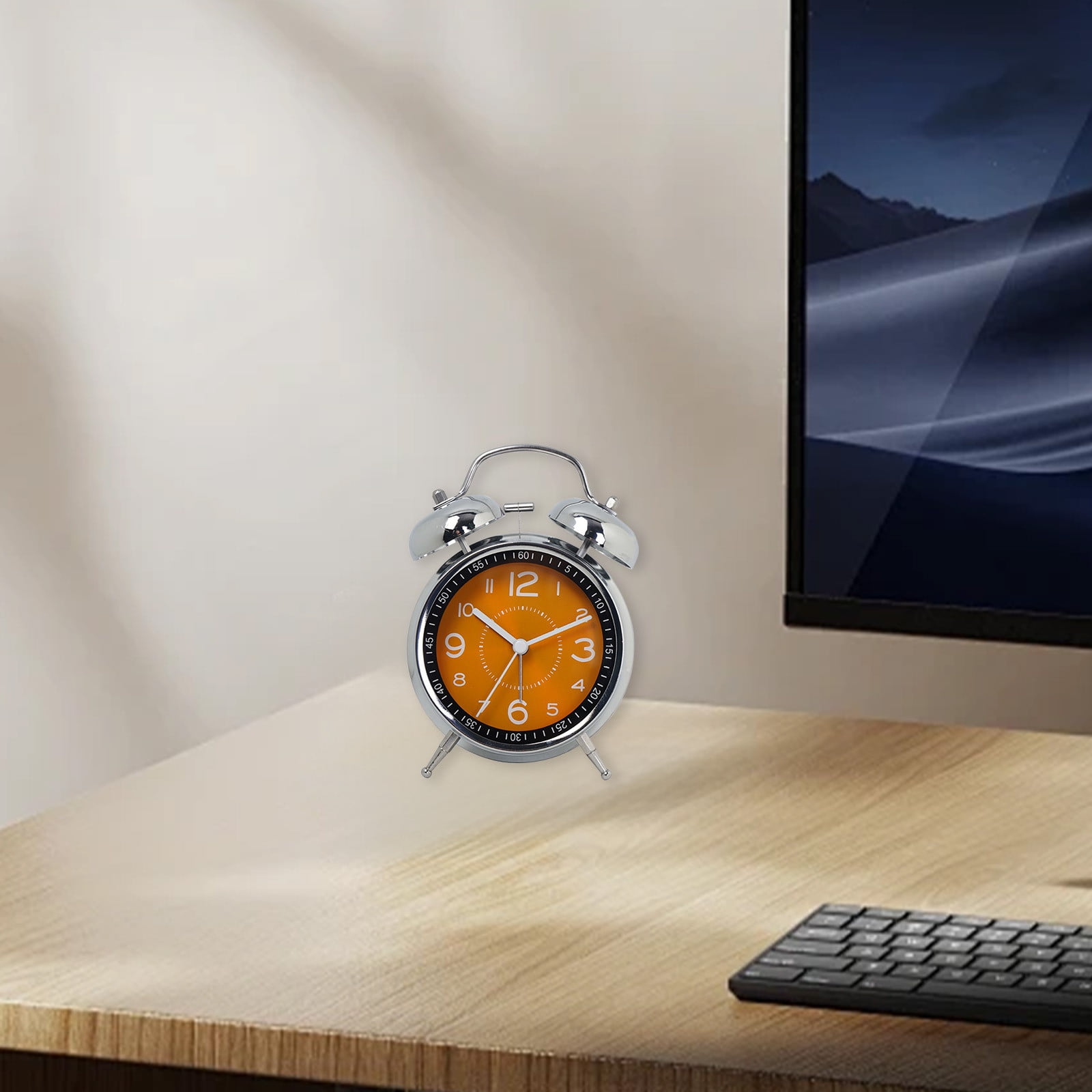 Luckky Loud Alarm Clock for Heavy Sleepers Adults, Metal Twin Bell ...