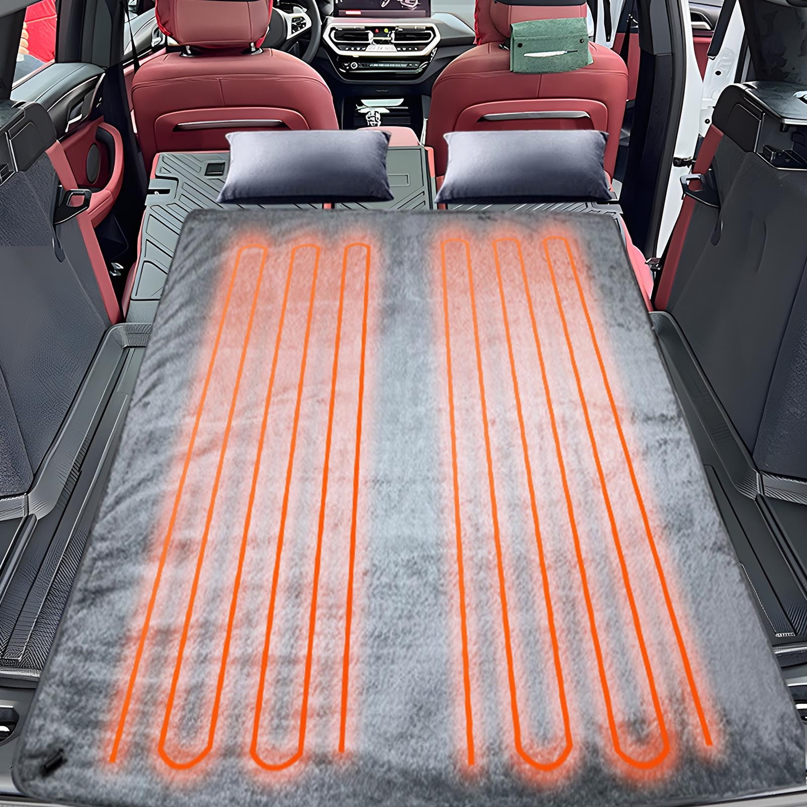 Luckky Machine Washable Electric Car Blanket with USB Fast Charging 12 ...