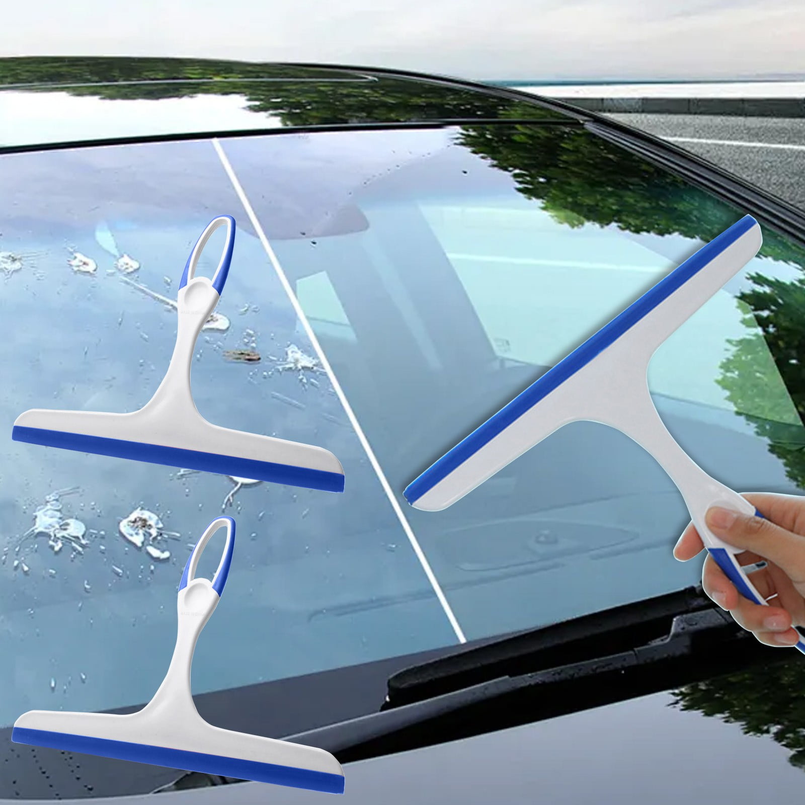 Luckky Shower Squeegee for Shower Doors, Shower Squeegee for Glass ...