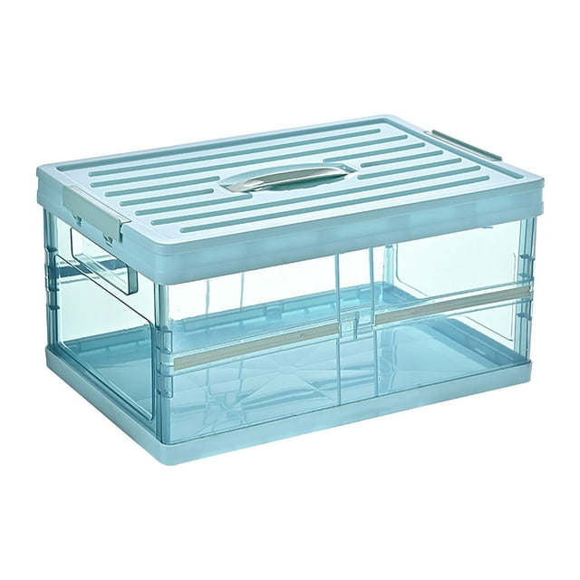 Luckky Stack Carry Storage Box With Handle, 27 Quart Latching Stackable ...