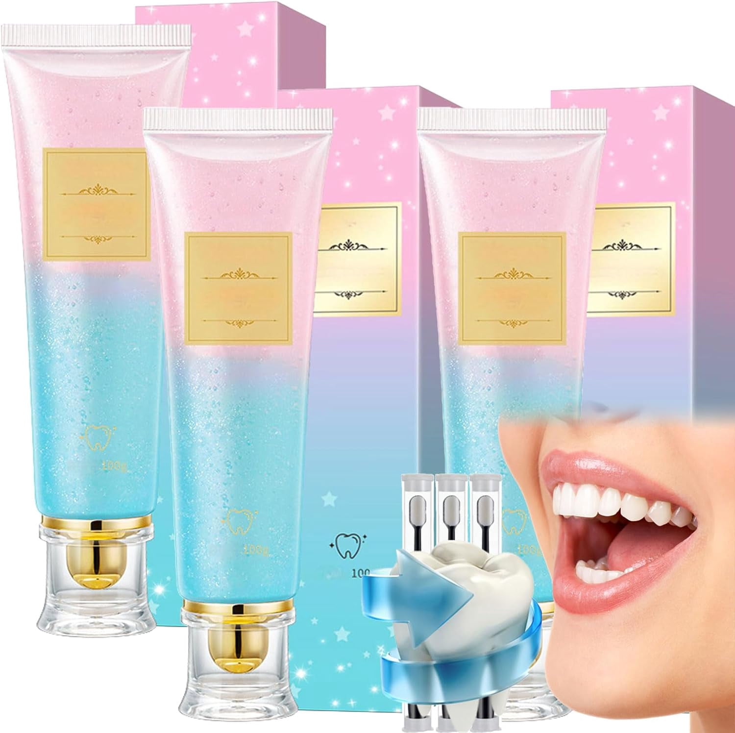 Luckstart Toothpaste, Pipiup Toothpaste, Intensive Whitening Toothpaste ...