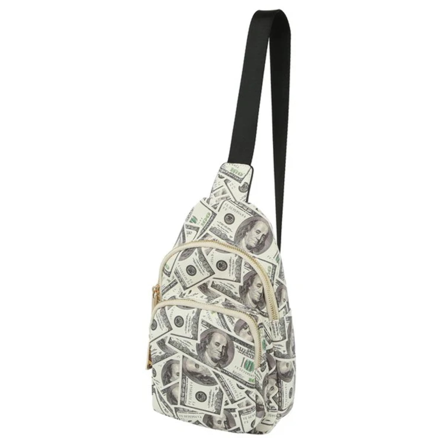 Lucky 100 Dollar Bills C-Notes Sling Backpack - Walmart.com