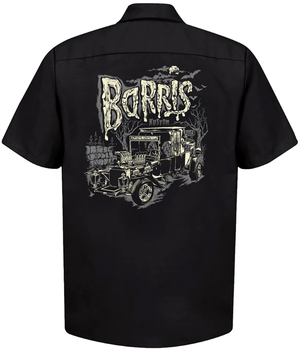 Lucky 13 Men's Barris Monster Koach Work Shirt Black 2XL - Walmart.com
