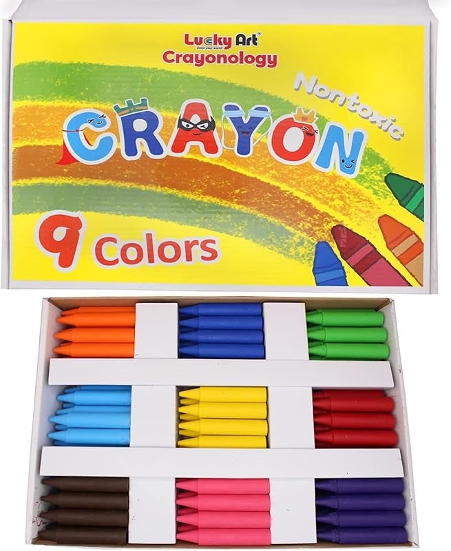 Lucky Art Crayonology 144 Chubby Jumbo Crayons - Walmart.com