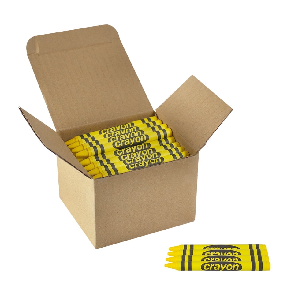 Lucky Art Crayonology 80-Count Yellow Crayons - Walmart.com