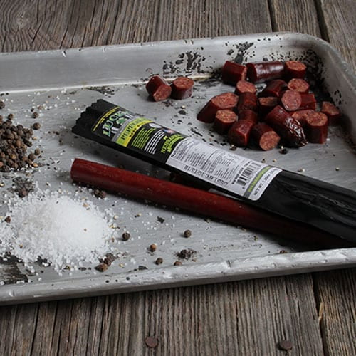 Lucky Beef Jerky Sticks - 1.25oz, Peppered, 24 Pack - Premium All ...