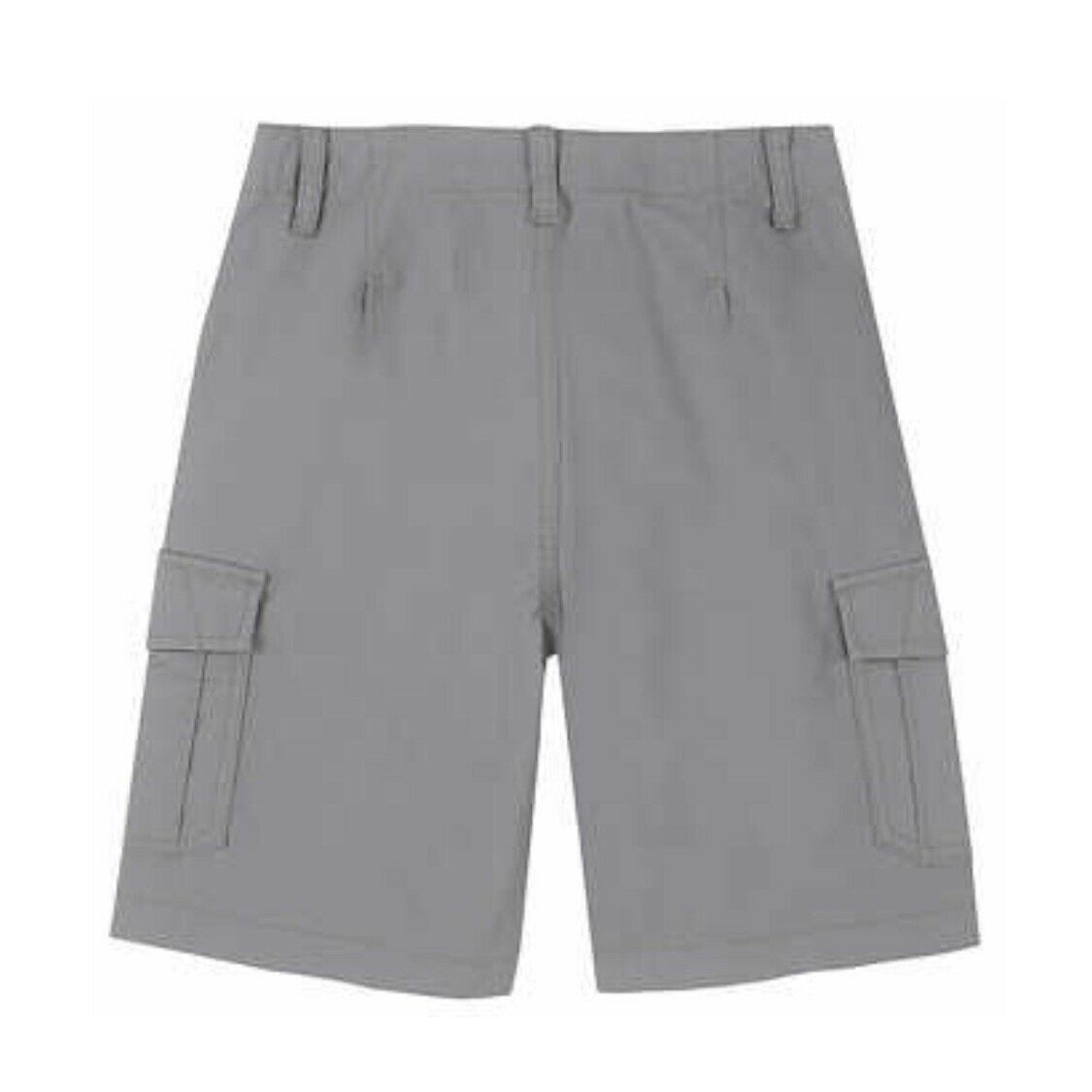 Lucky Brand Boys' Youth Flat Front Standard Fit Cargo Shorts, Grey ...