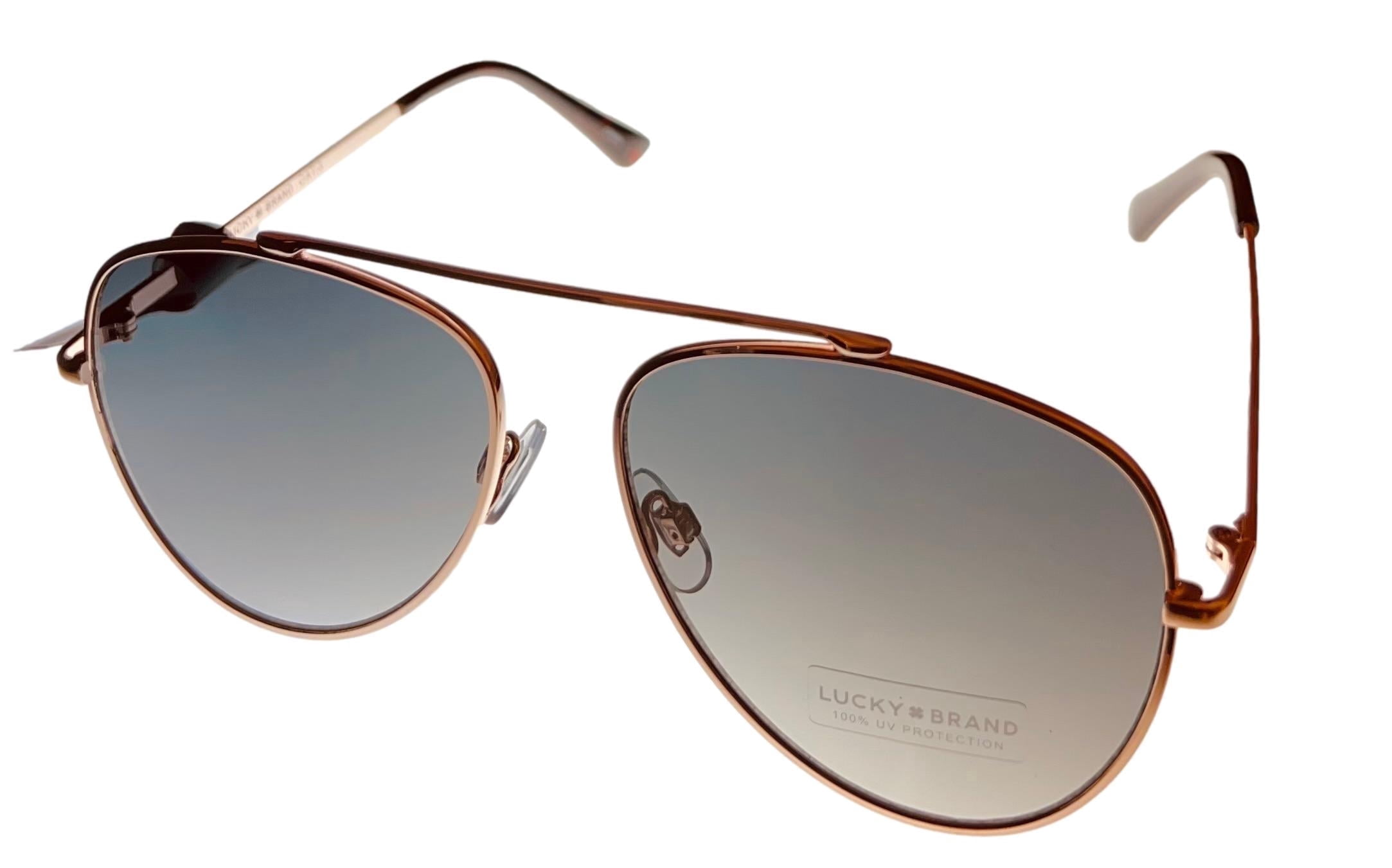 Lucky Brand Gold Mens Metal Aviator Sunglass, Gradient Lens Callan ...