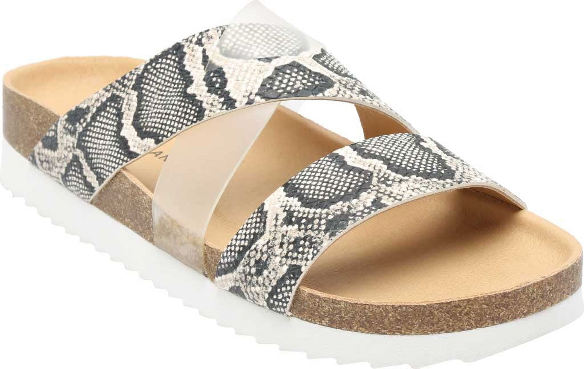 Lucky Brand Hafina Women's Leather Slip-on Slide - Walmart.com