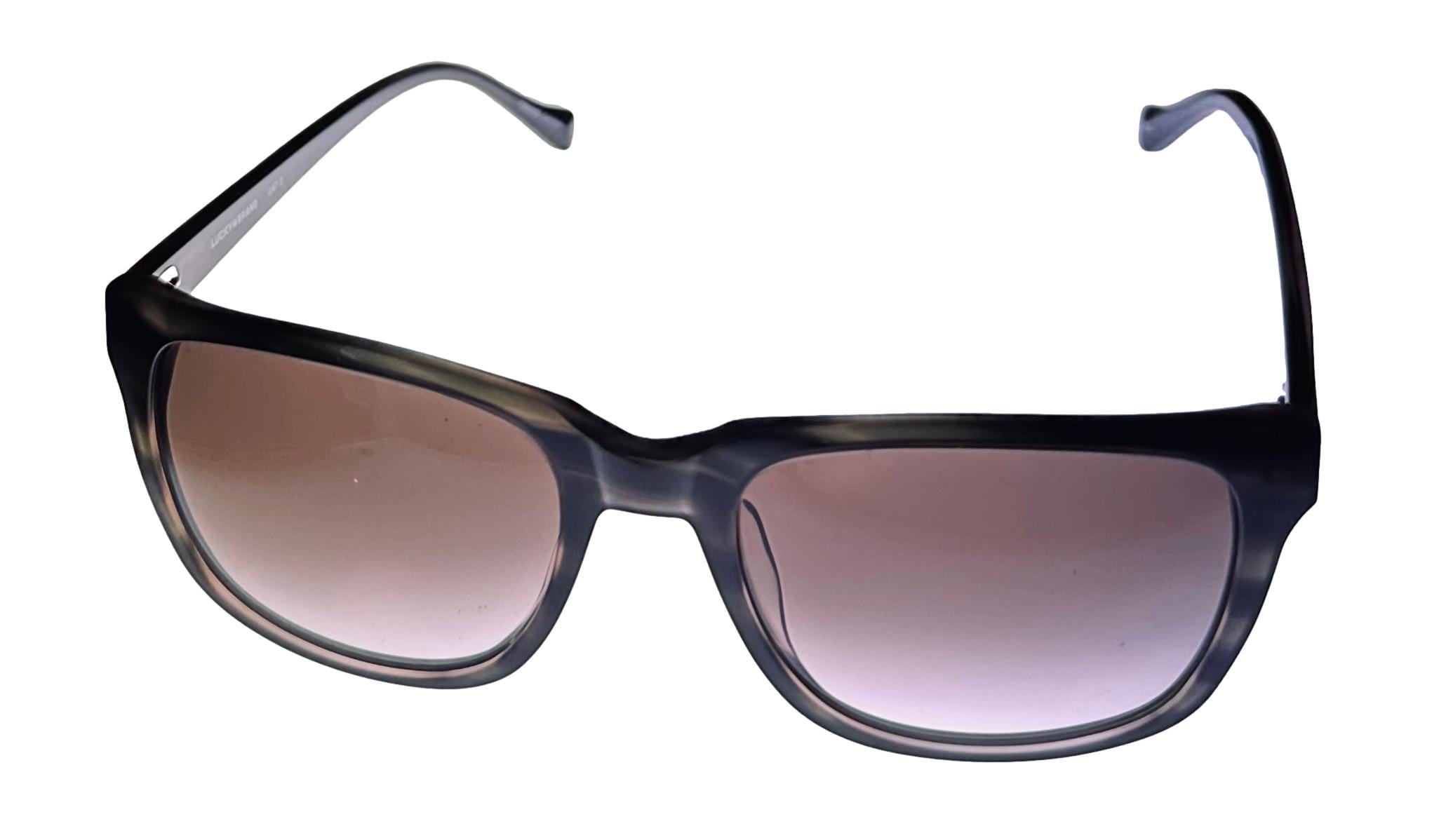 Lucky Brand Mens Olive Horn Plastic Soft Square Sunglass, Gradient Lens ...