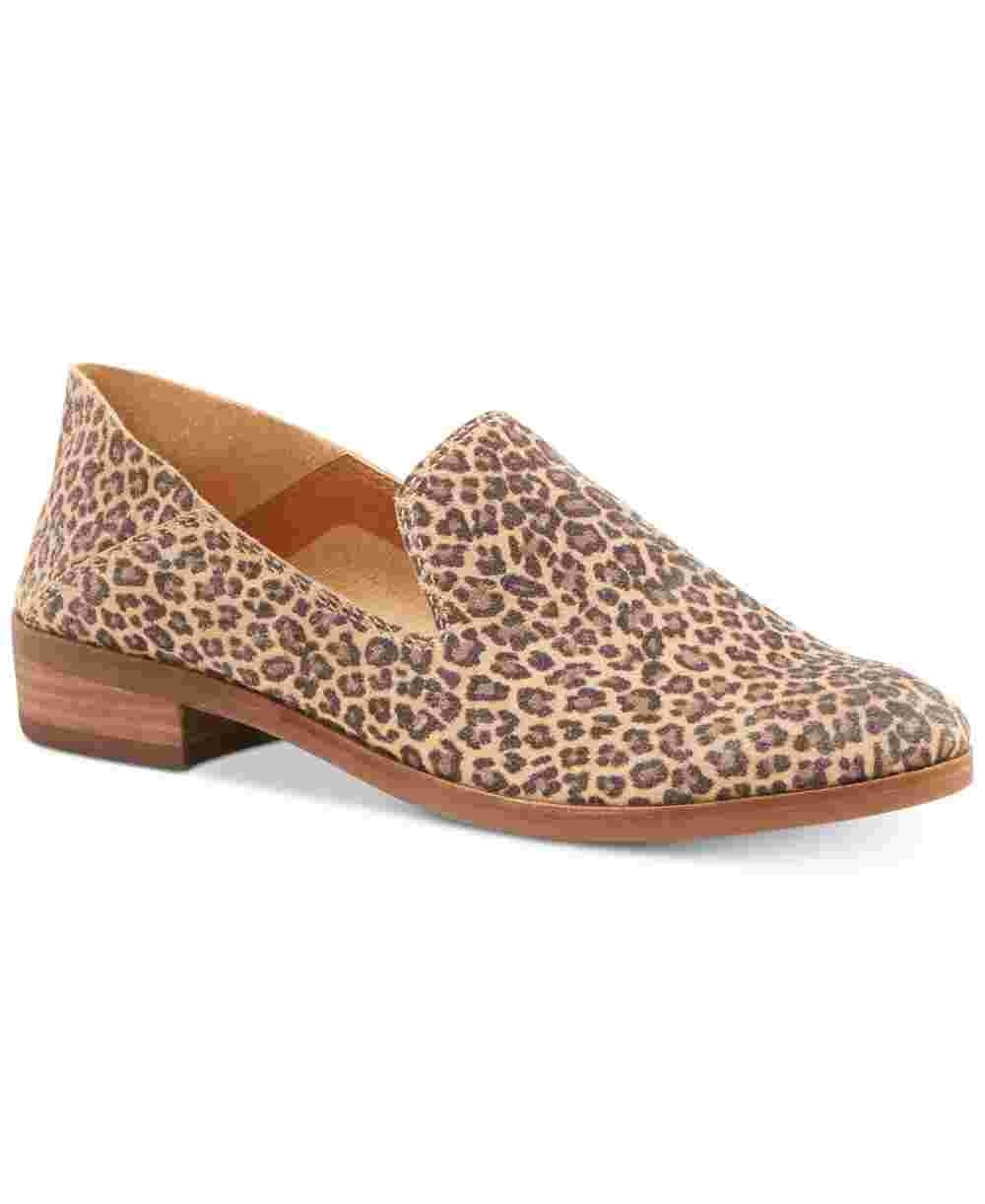 Lucky Brand Women's Cahill Leather Closed Toe Loafers Brown Size 5 M ...
