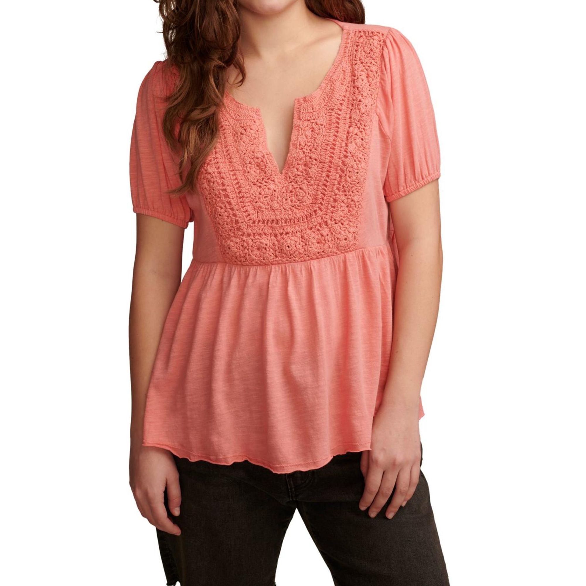Lucky Brand Crochet Top