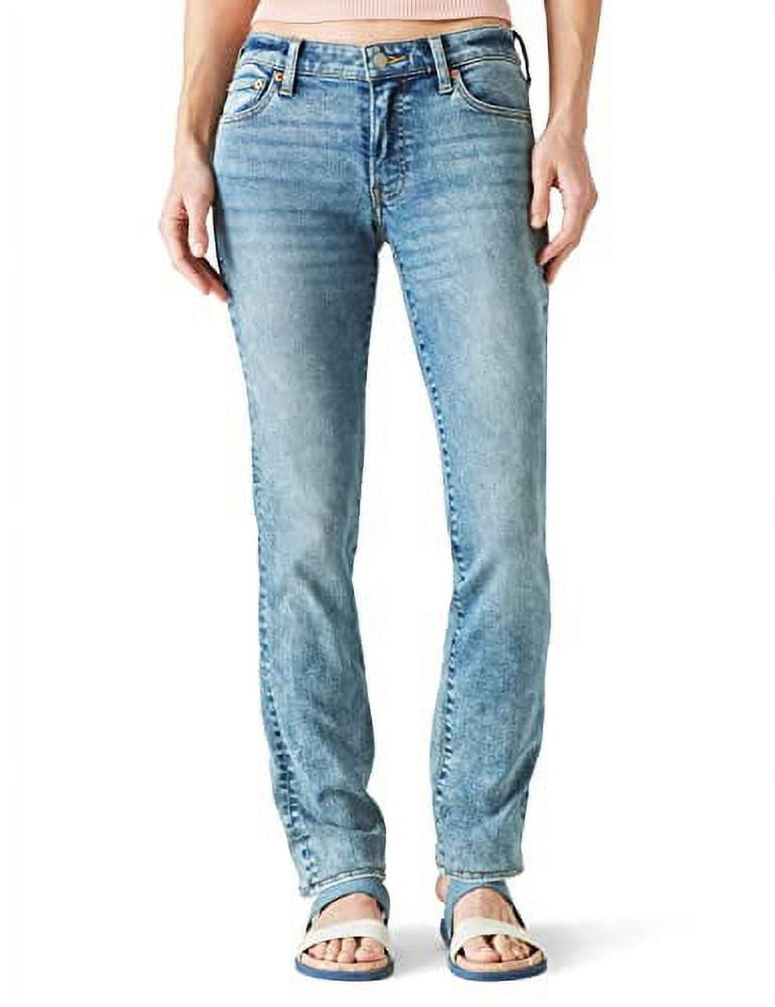 Lucky Brand Women's Mid Rise Sweet Straight Jeans Blue Size 30X30 ...