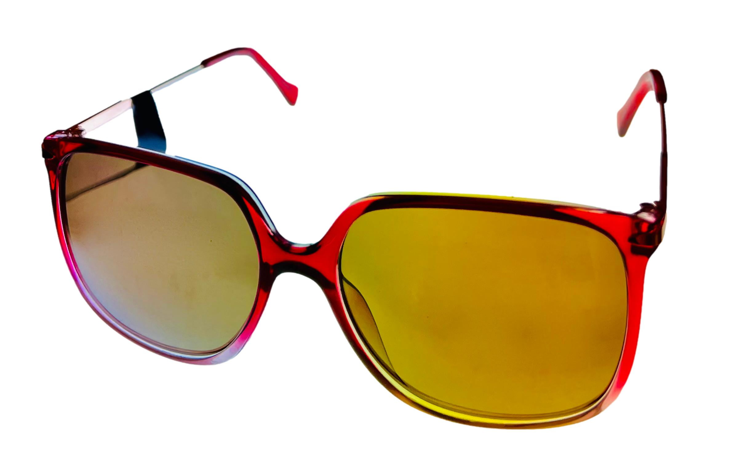 Lucky Brand Womens Burgundy Grad Plastic Square Sunglass, Gradient Lens ...