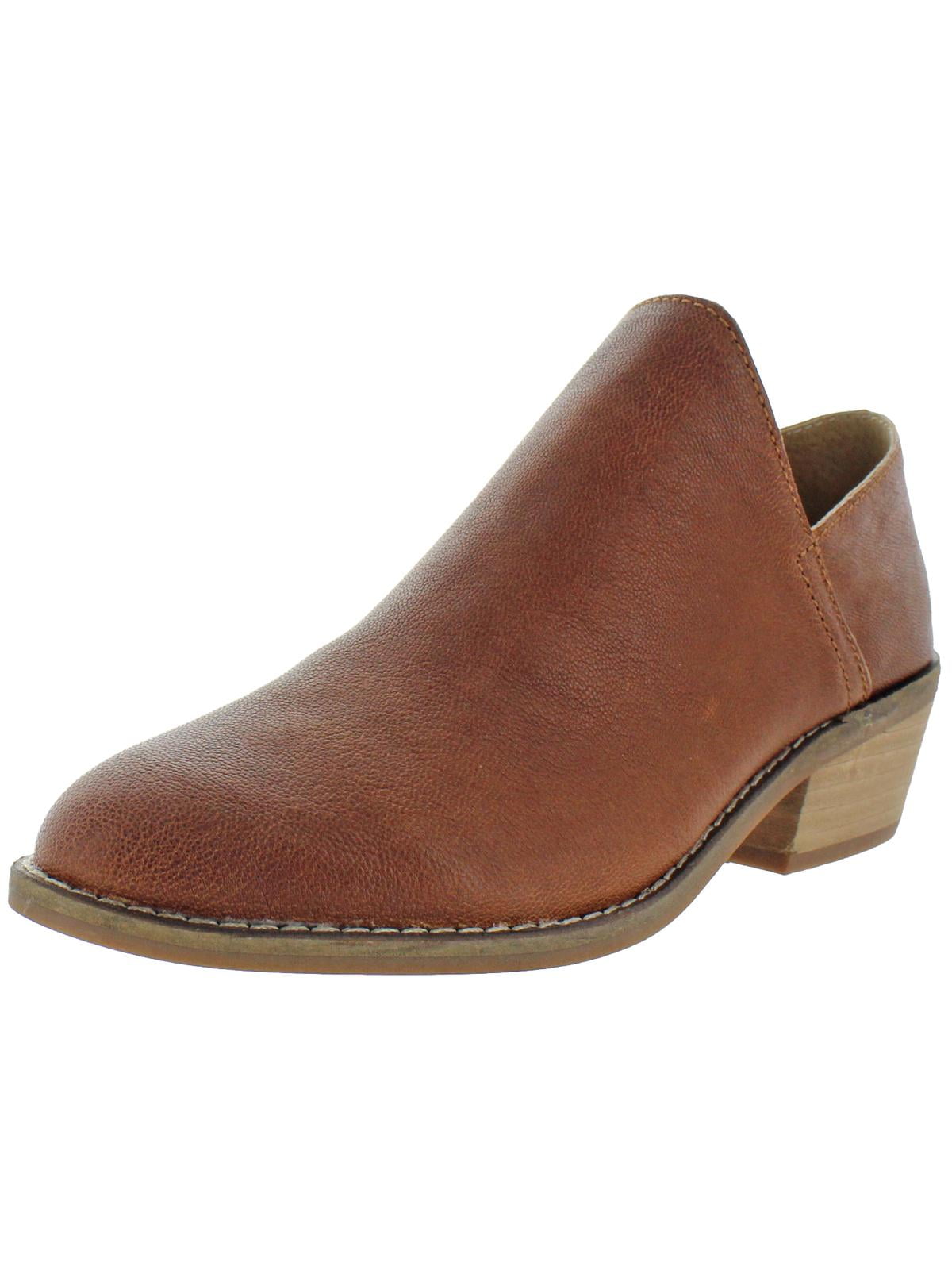 Lucky Brand Womens Fausst Block Heel Stacked Shooties - Walmart.com