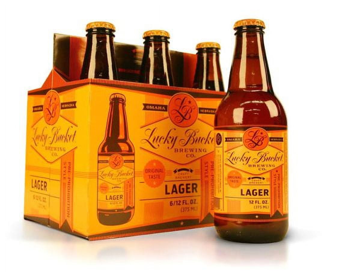 Lucky Bucket Lager, 6 pack, 12 fl oz - Walmart.com