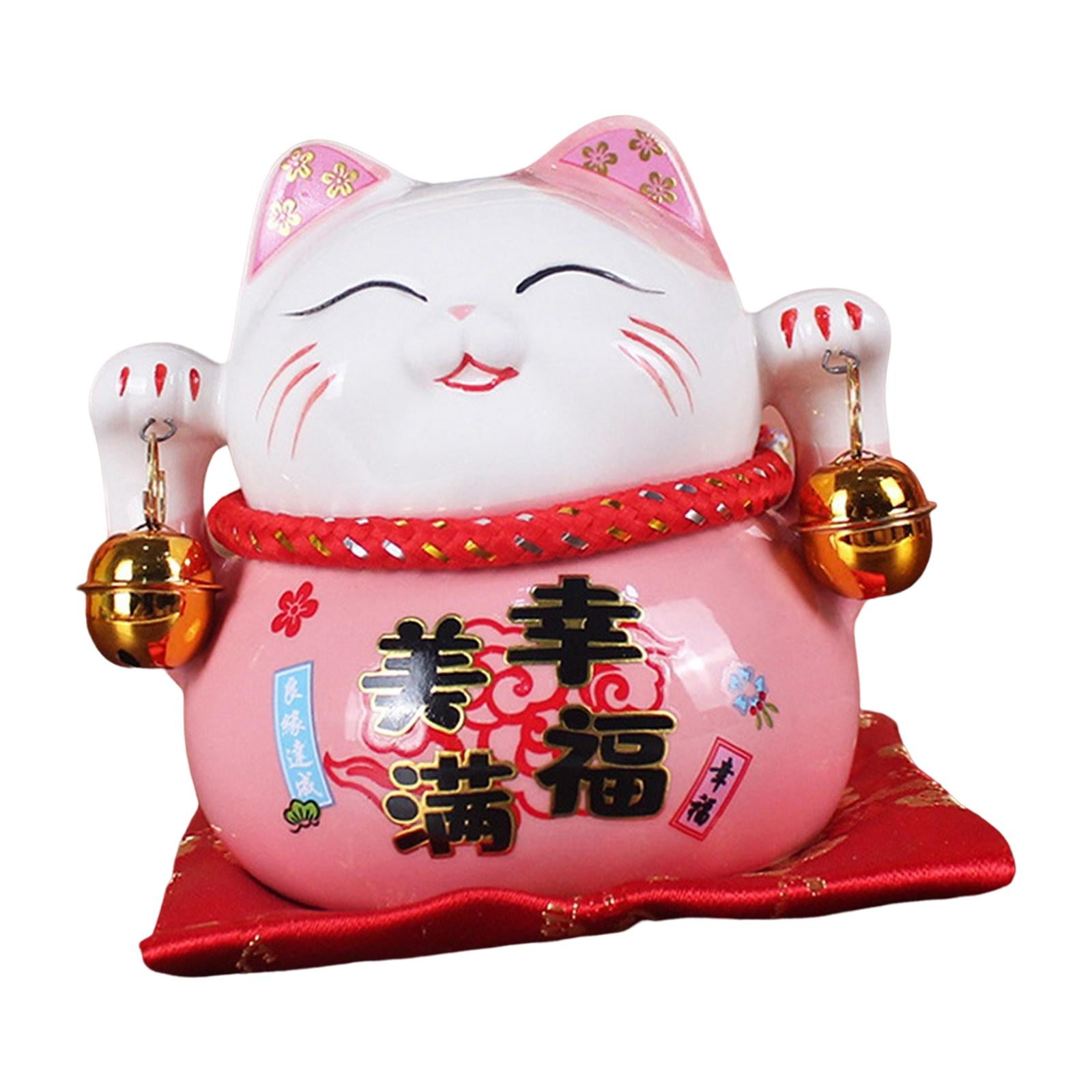Lucky Cat Money Bank Animal Statue Decorative Money Saving Box Toys ...