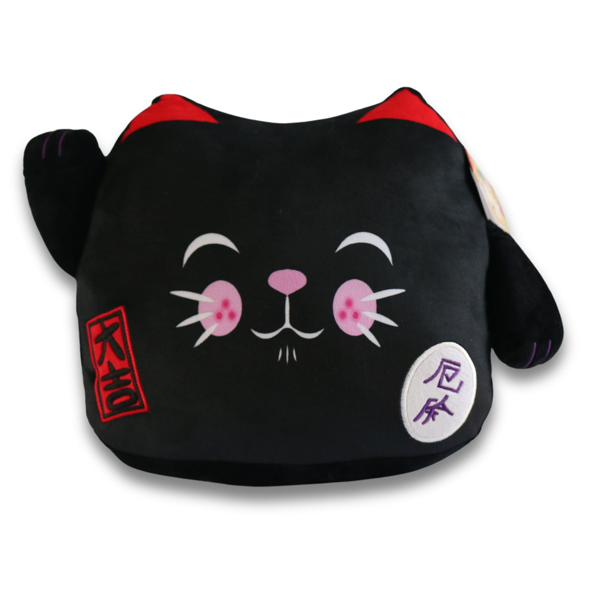 Lucky Cat Official 12" Plush, Cute Stuffed Animal MANEKI NEKO Anime ...