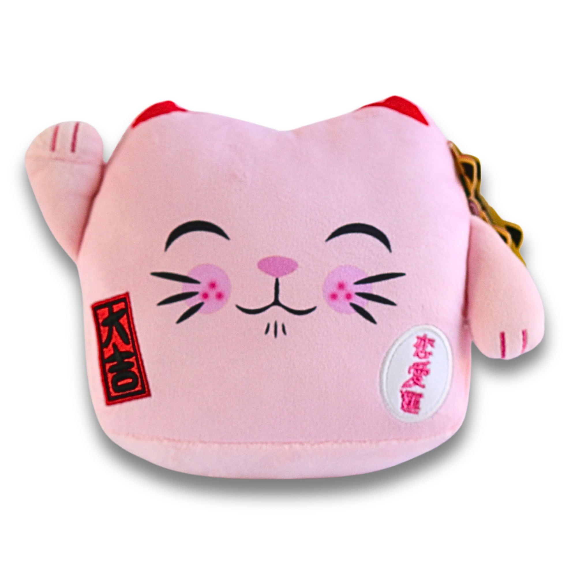 Lucky Cat Official 8" Plush, Cute Stuffed Animal MANEKI NEKO Anime ...