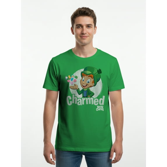 Lucky Charms, Men's & Big Men's St. Patrick's Day Graphic Tee, I Am ...