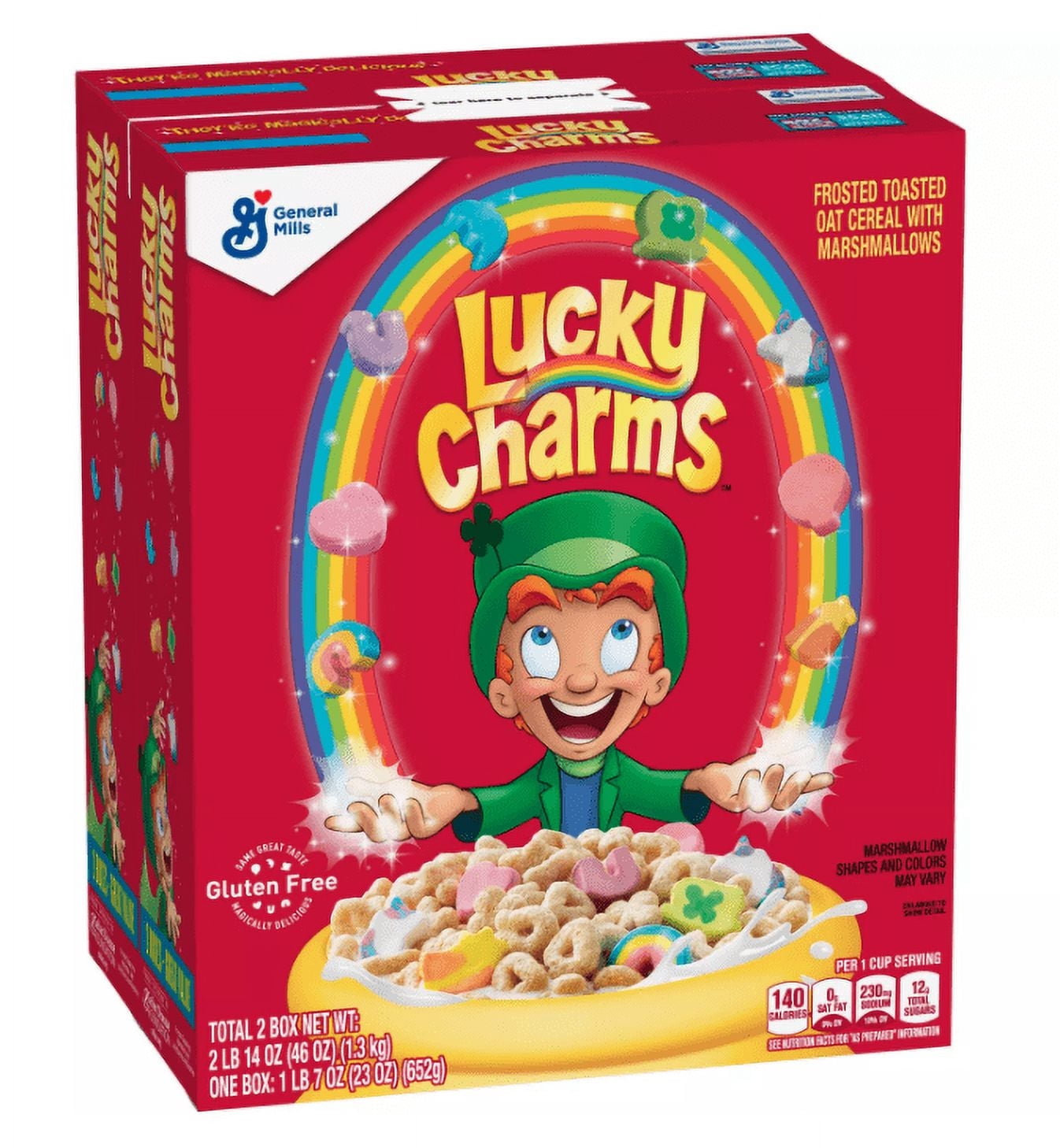 Lucky Charms Unicorn Marshmallow Cereal (23 oz., 2 pk.) - Walmart.com