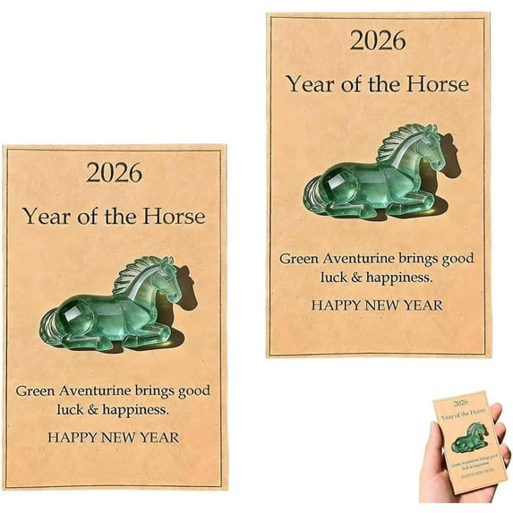 Lucky Crystal Horse — a Symbol of Strength & New Beginnings, 2026 Clear ...