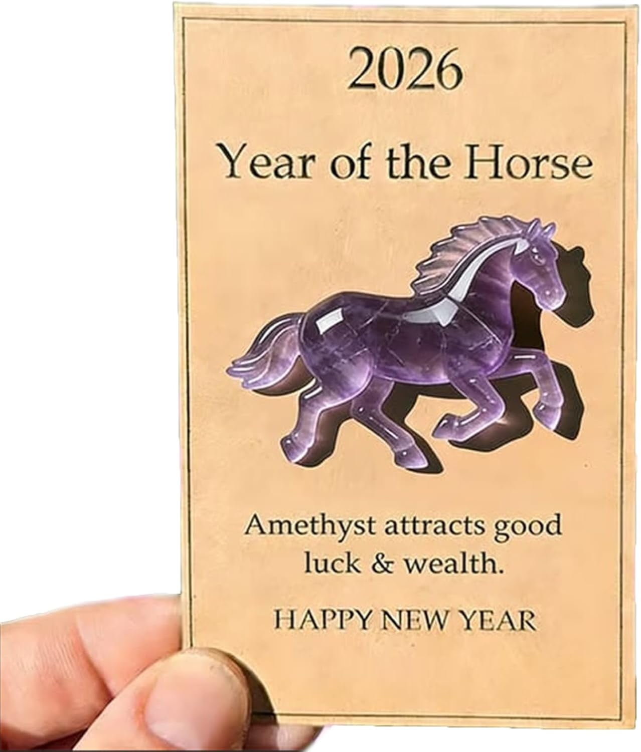 Lucky Crystal Horse — A Symbol of Strength & New Beginnings, 2026 Year ...