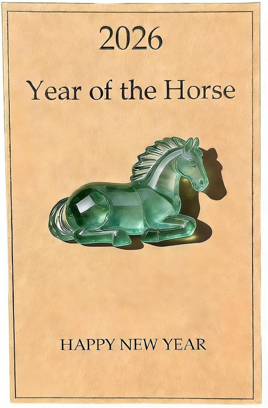 Lucky Crystal Horse– Symbol of Strength, Progress & New Beginnings ...