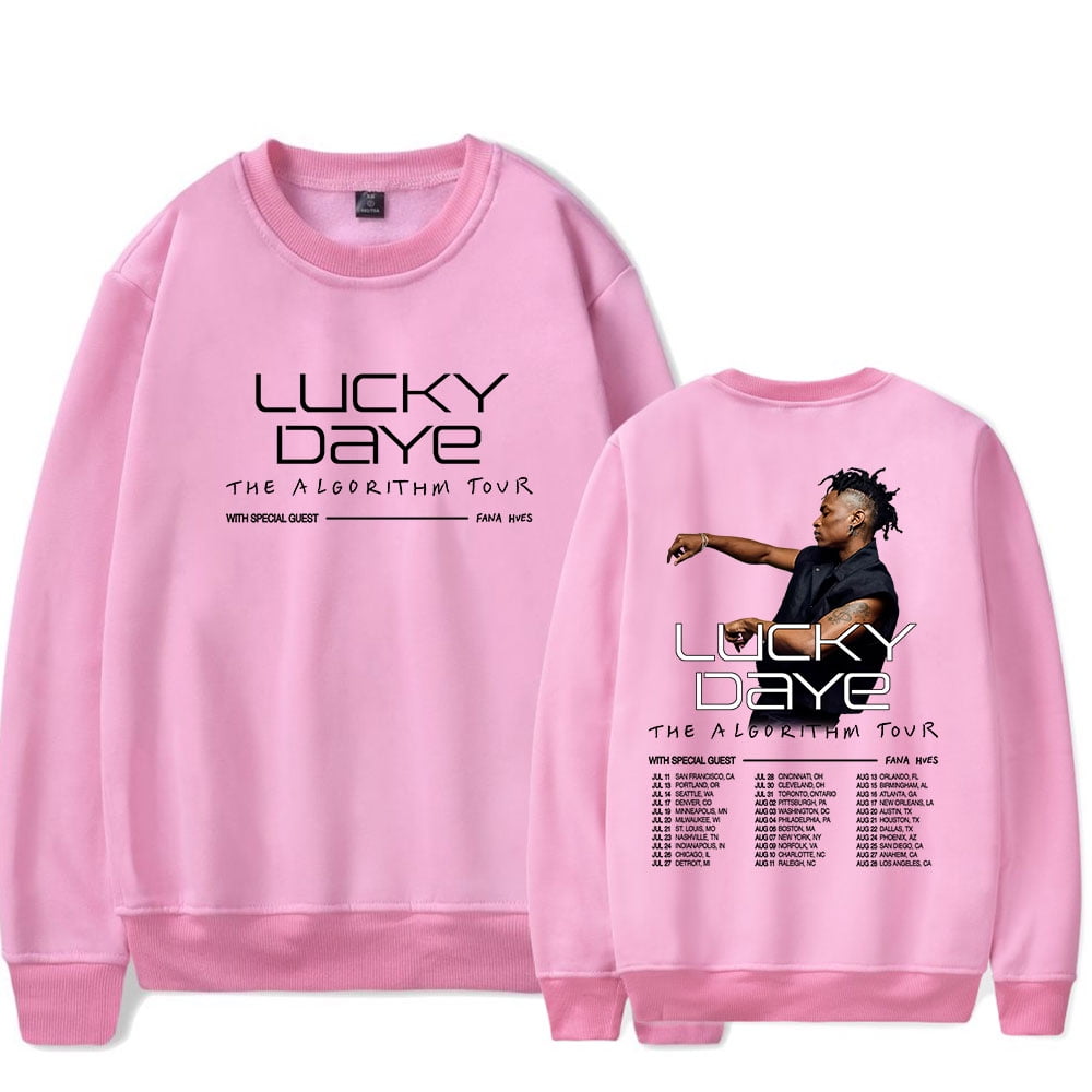 Lucky Daye The Algorithm Tour 2024 Crewneck Sweatshirt Unisex Fashion ...
