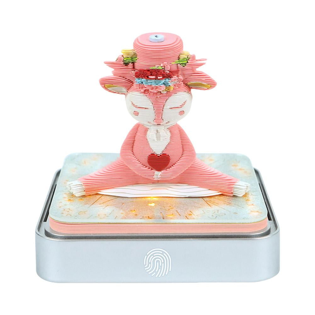 Lucky Deer 3D Sticky Notes Tear-Off Memo Pad Calendar 2026 Tear Away ...