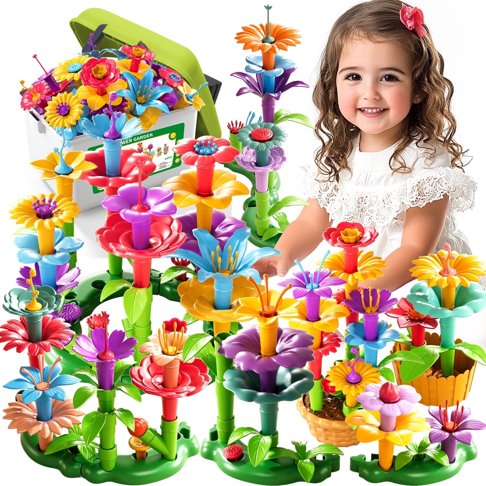 Lucky Doug Flower Toys | Educational play blocks - Walmart Business ...