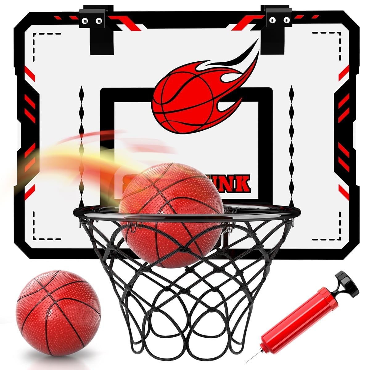 Lucky Doug Indoor Basketball Hoop for Kids, Mini Basketball Hoop for ...