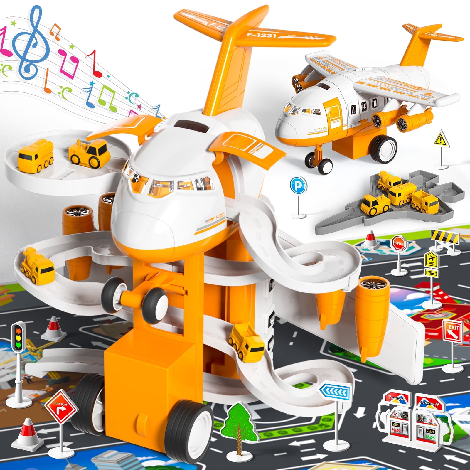 Lucky Doug Plane Toys for Toddlers Ages 1-5, Toddlers Airplane with ...