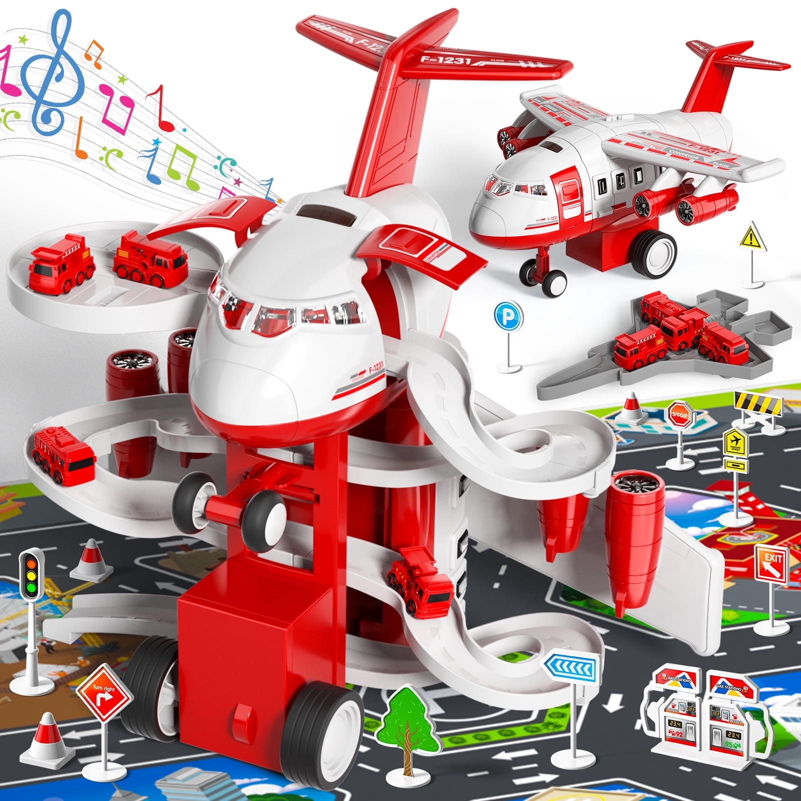 Lucky Doug Plane Toys for Toddlers Ages 1-5, Toddlers Airplane with ...
